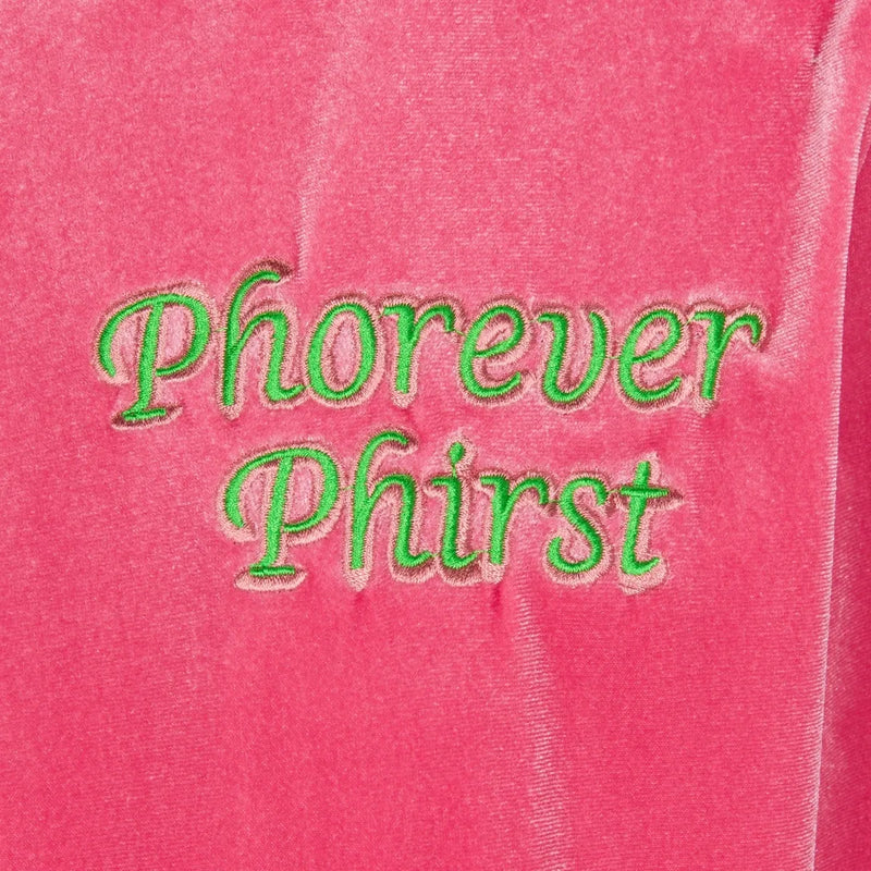 Phorever Phirst Velour Jacket, Pink